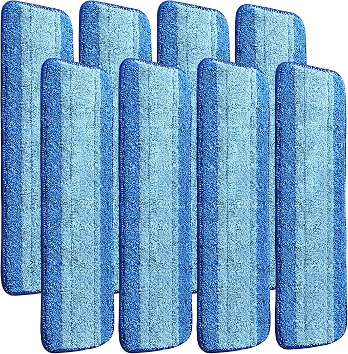 Amazon.com: Gazeer 8 Pack Microfiber Cleaning Pads Compatible with Bona ...