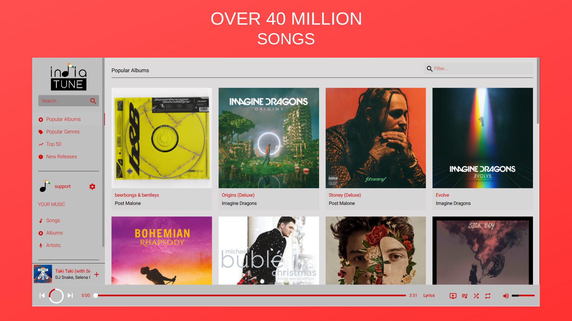 India Tune - Unlimited Music Streaming - App on Amazon Appstore
