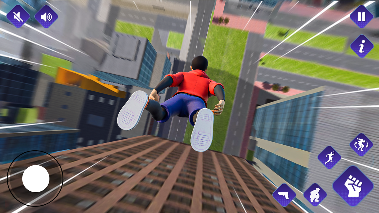 Spider Flying Adventure Rope Hero Fighting Game: Real Open World Mafia ...