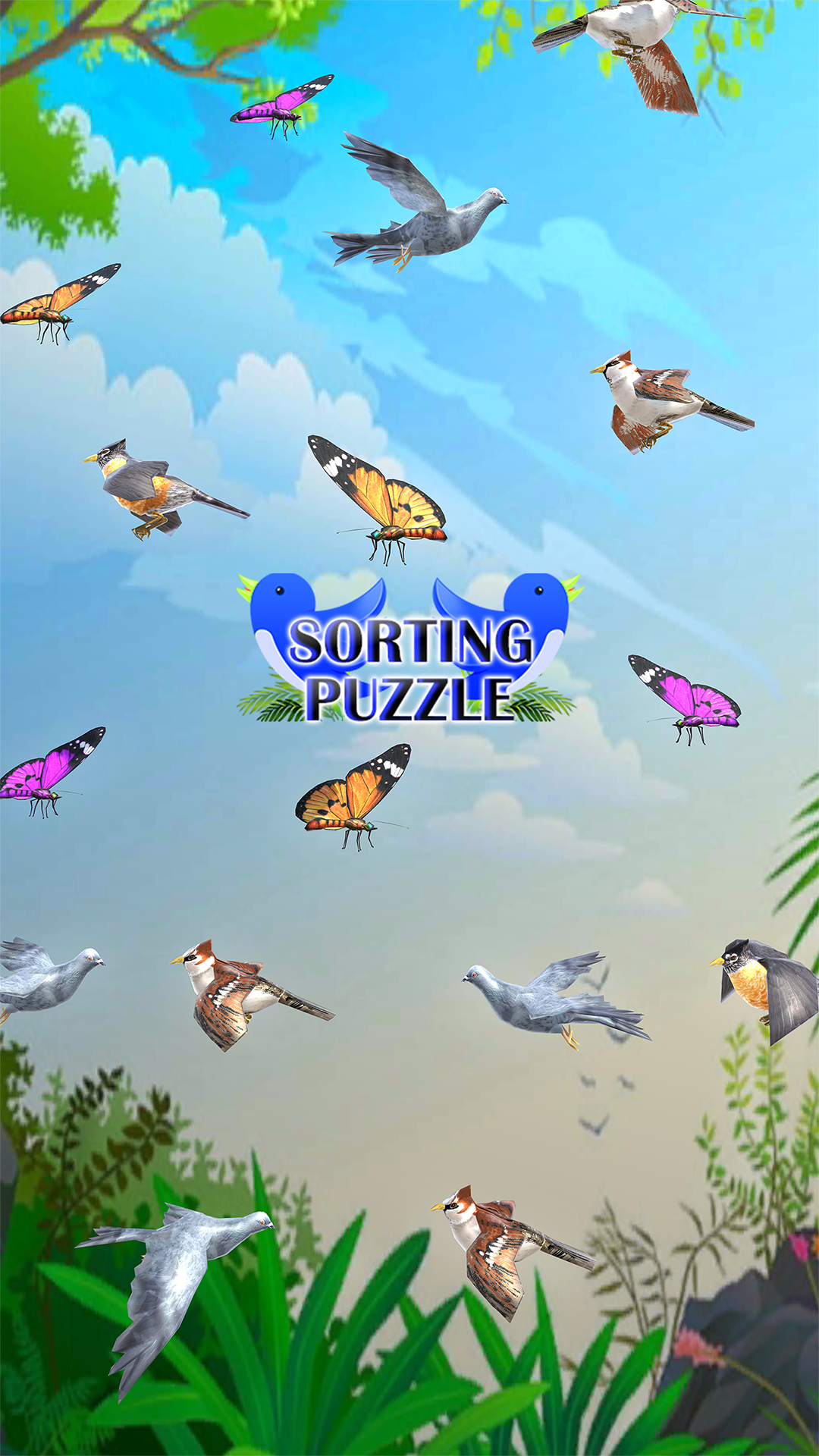 Flying Bird Sorting Puzzle - App on Amazon Appstore
