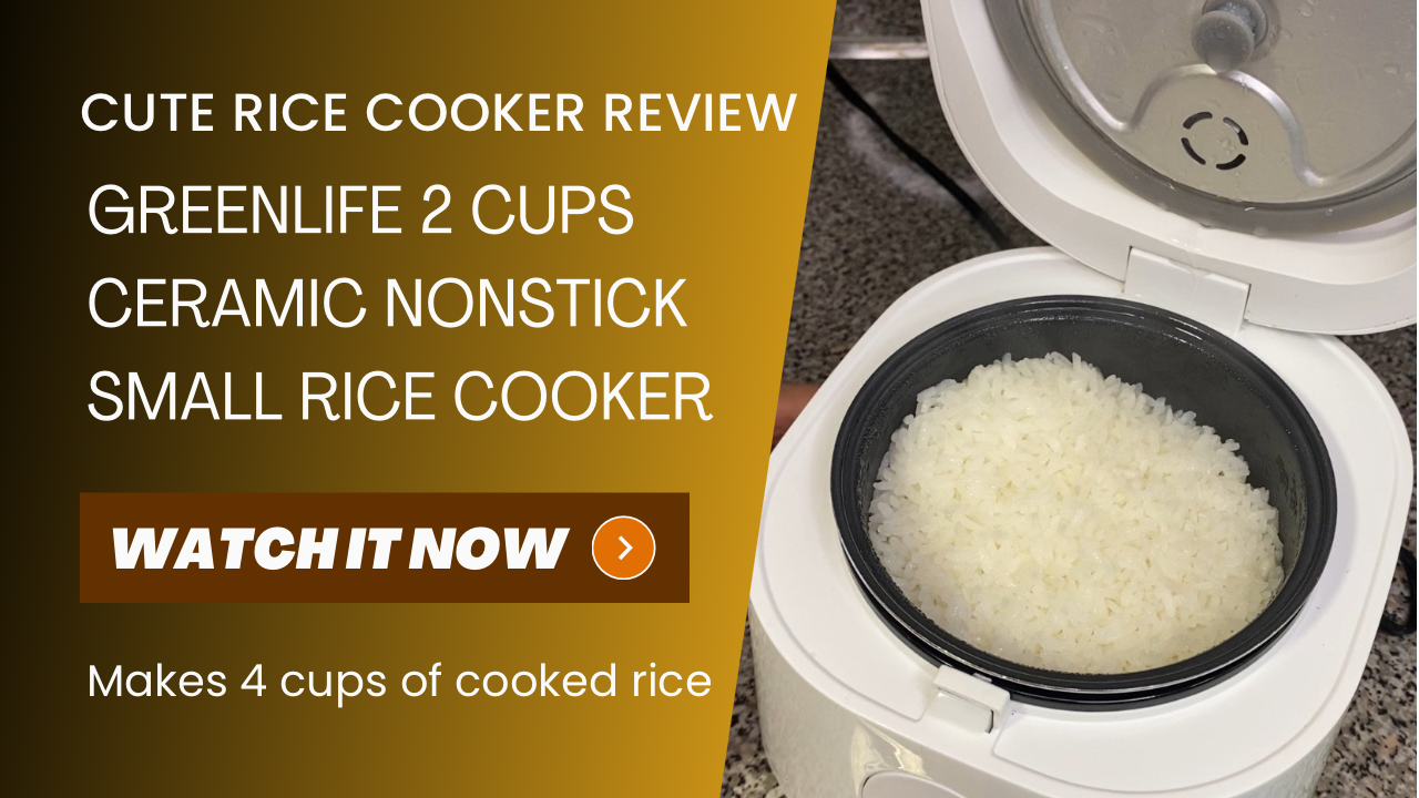 Watch GreenLife 2-cup of uncooked rice cooker honest review on Amazon Live