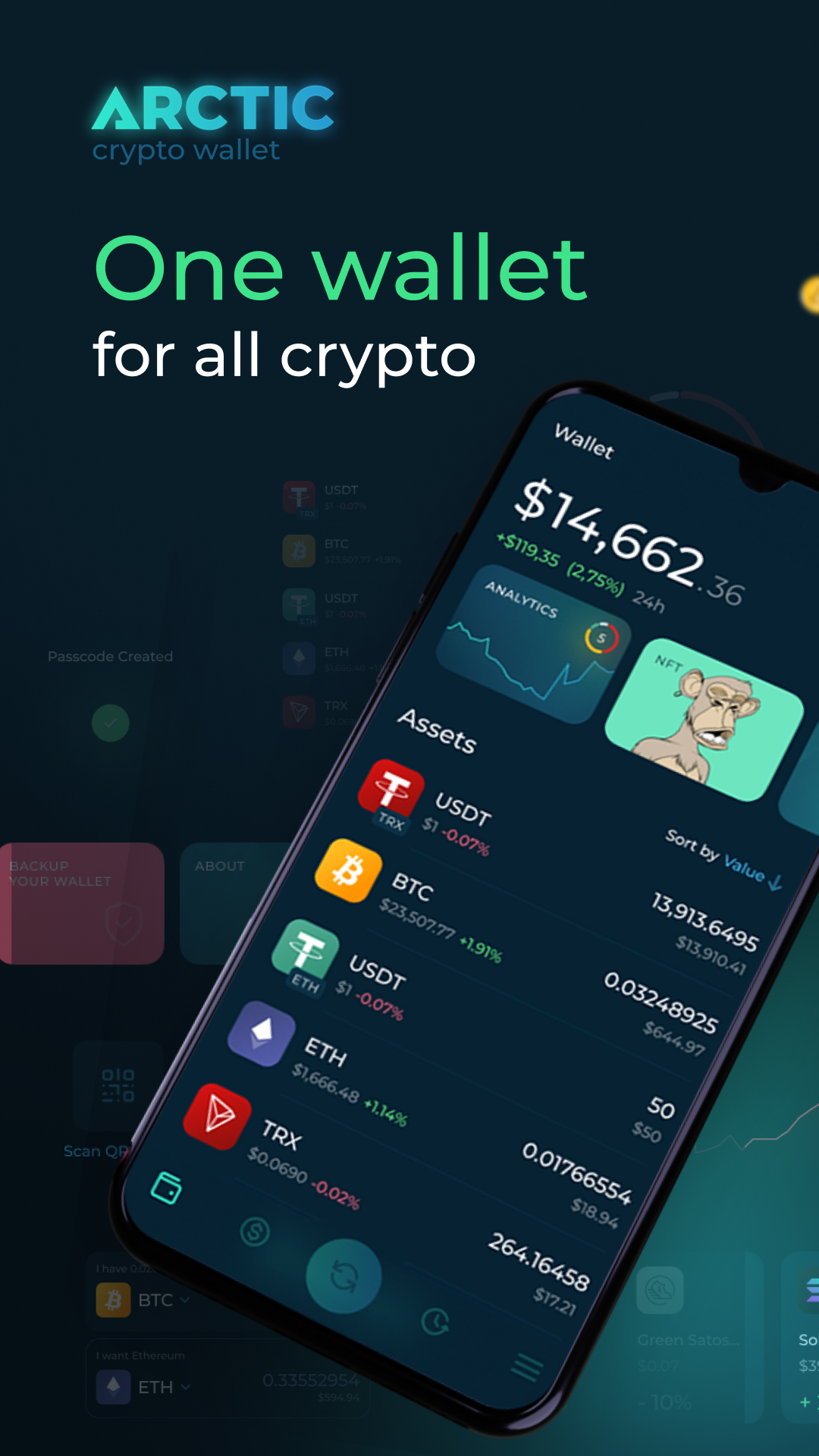 Arctic: Crypto Bitcoin Wallet - App on Amazon Appstore
