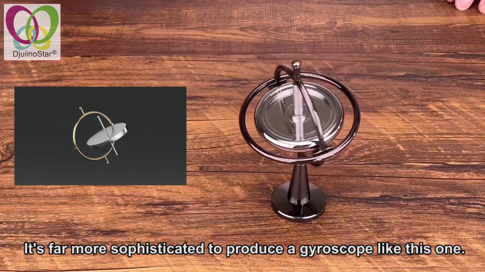 Watch DjuiinoStar Heavy Duty Solid Rotor Gyroscope DG-5PROLite on Amazon Live