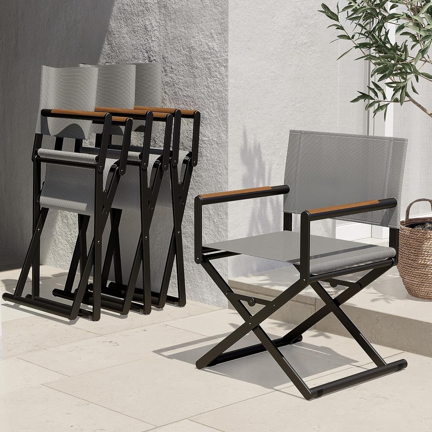 Amazon.com: Grand patio Outdoor & Indoor Aluminum Mesh Folding ...