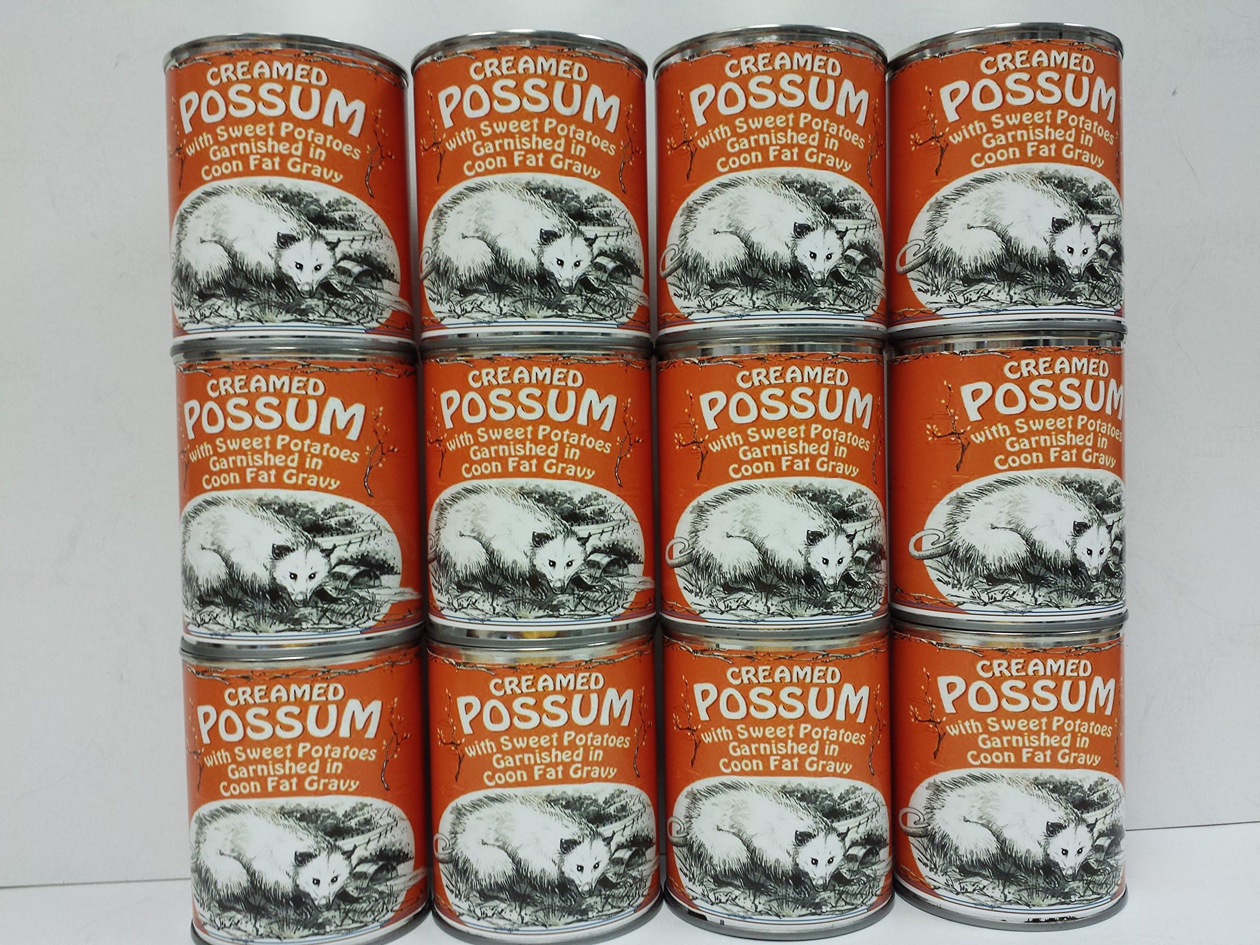 Amazon.com: 2-Pack of Creamed Possum in Coon Fat Gravy Garnished with ...