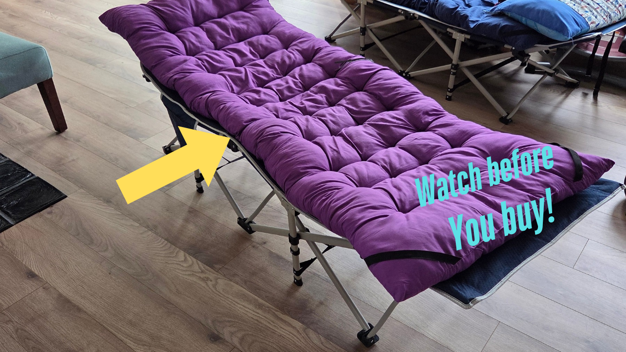 Watch Honest review of Camping Cot on Amazon Live