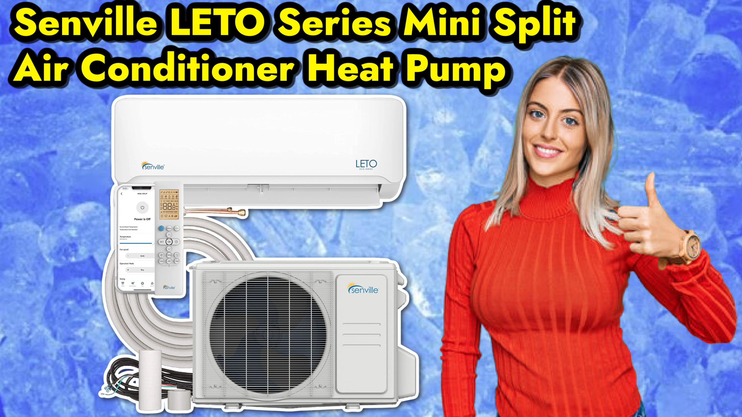 Watch Senville LETO Mini Split Air Conditioner 9000 BTU - OVERVIEW on ...