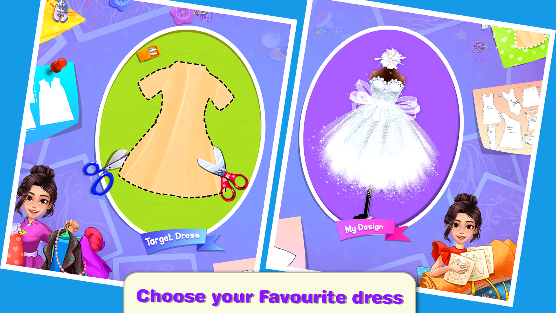 Tailor Fashion DIY Dress Up Games – Clothing Design & Style Fun - App ...