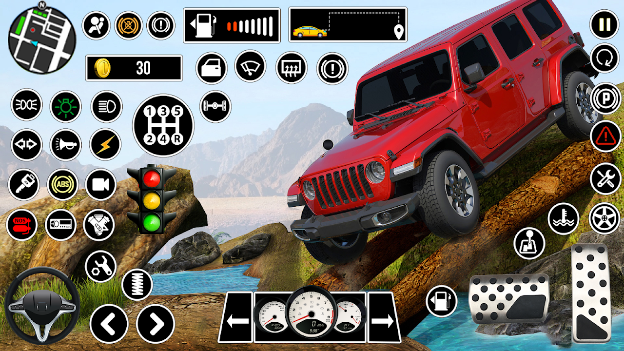 Offroad 4x4 SUV Jeep Driving Simulator Game: Open World Truck Driving ...