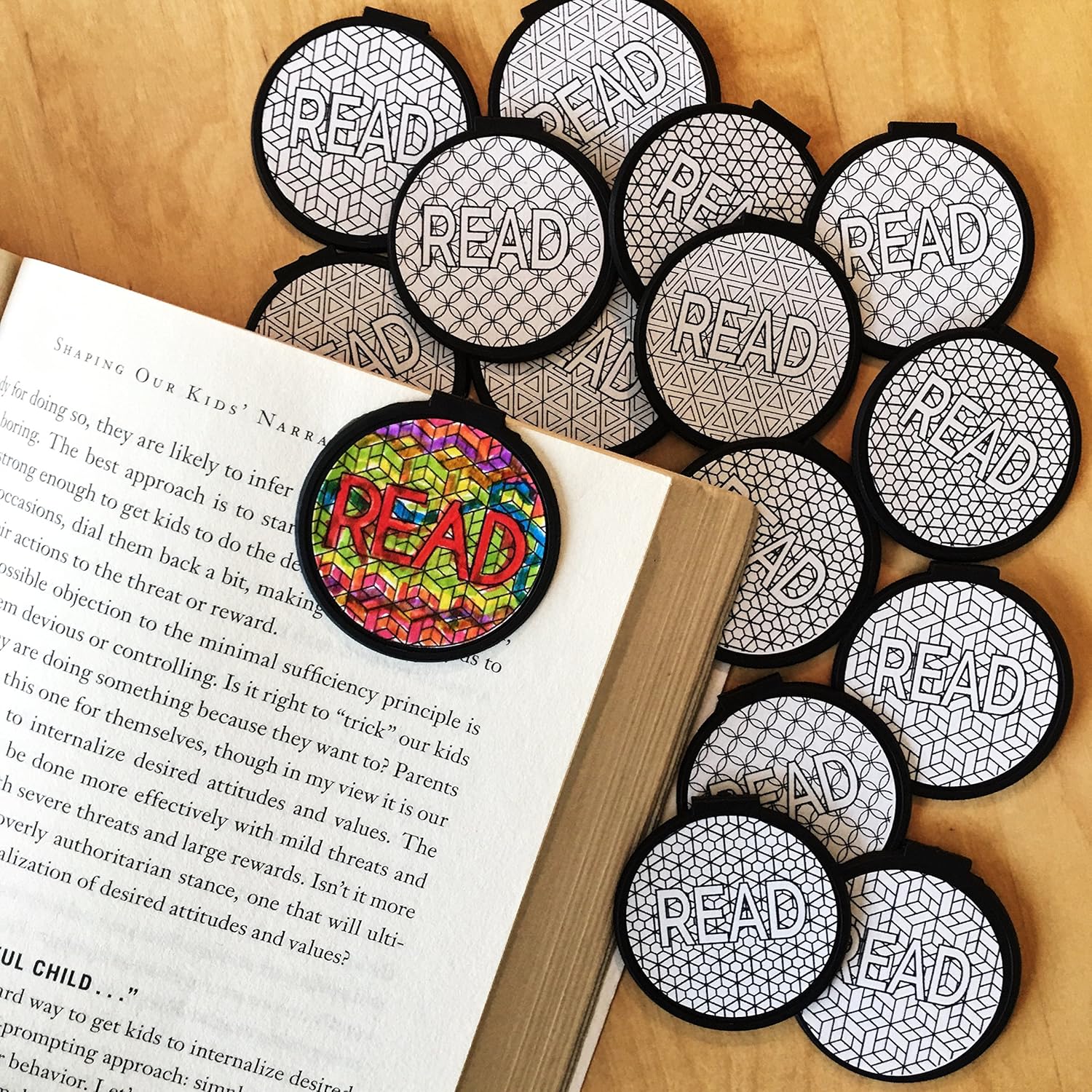 Amazon.com: DIY Color Your Own Bookmarks - 36 Bulk Bookmarks for Kids ...