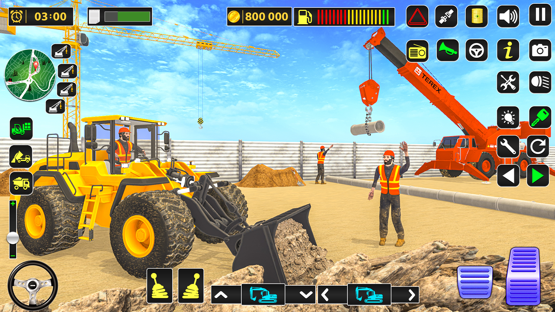 3D Construction Simulator City road: Real construction truck simulator games:Amazon.co.uk ...