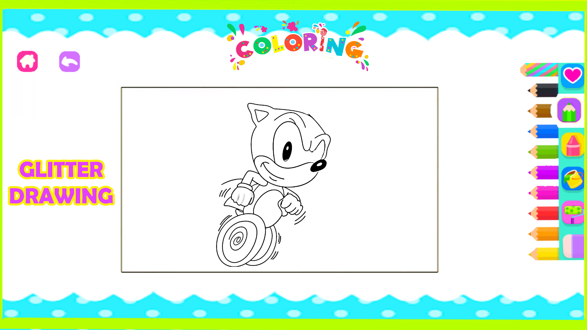Coloring Drawing Amy Rose : Coloring Book Drawing Board Game For Kids:Amazon.com:Appstore for ...