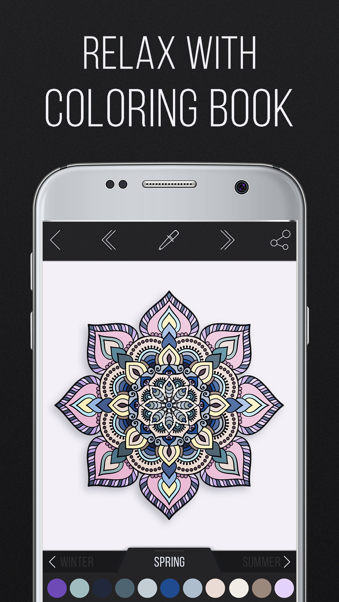 Coloring book 2018 with mandalas - App on the Amazon Appstore