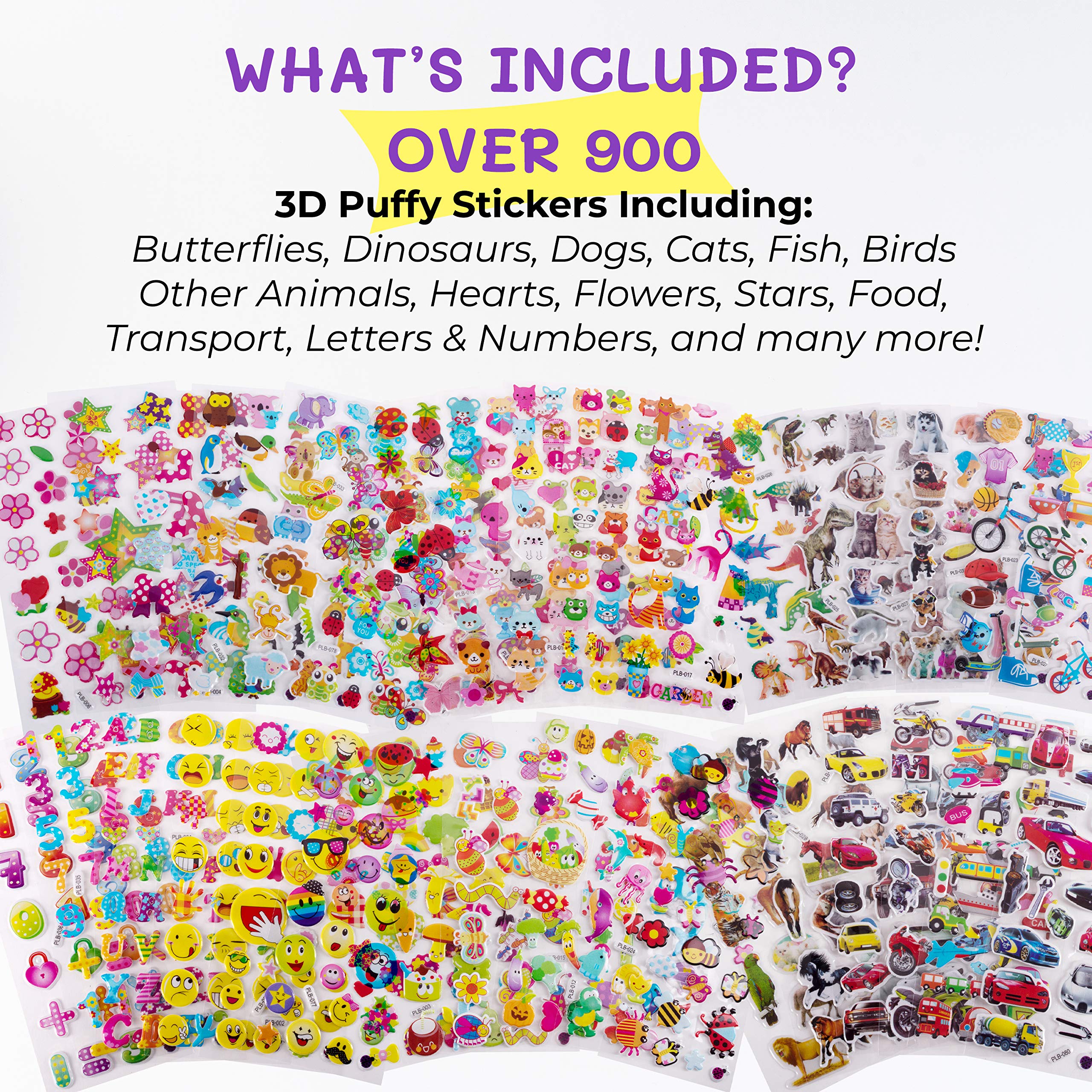 Buy Purple Ladybug 3D Puffy Stickers for Children & Toddlers Mega ...