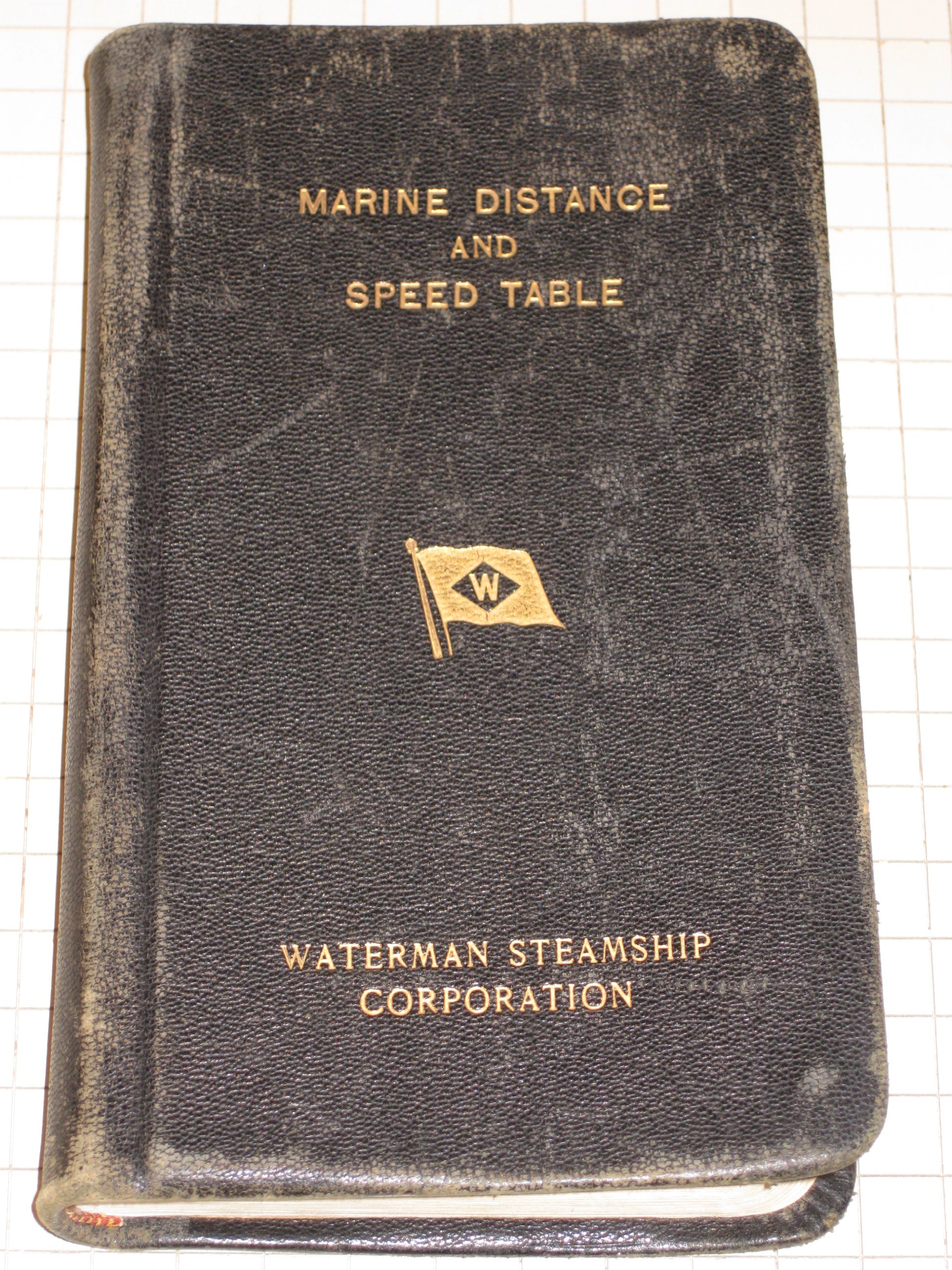 Buy 1949 Marine Distance and Speed Table:With of World Showing Load ...