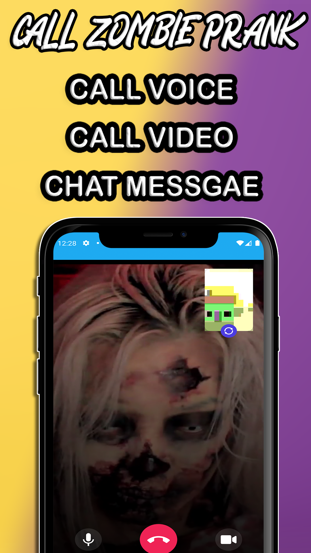 Video Call Scary Zombie - Zombie Fake Call and Chat Simulator Prank ...