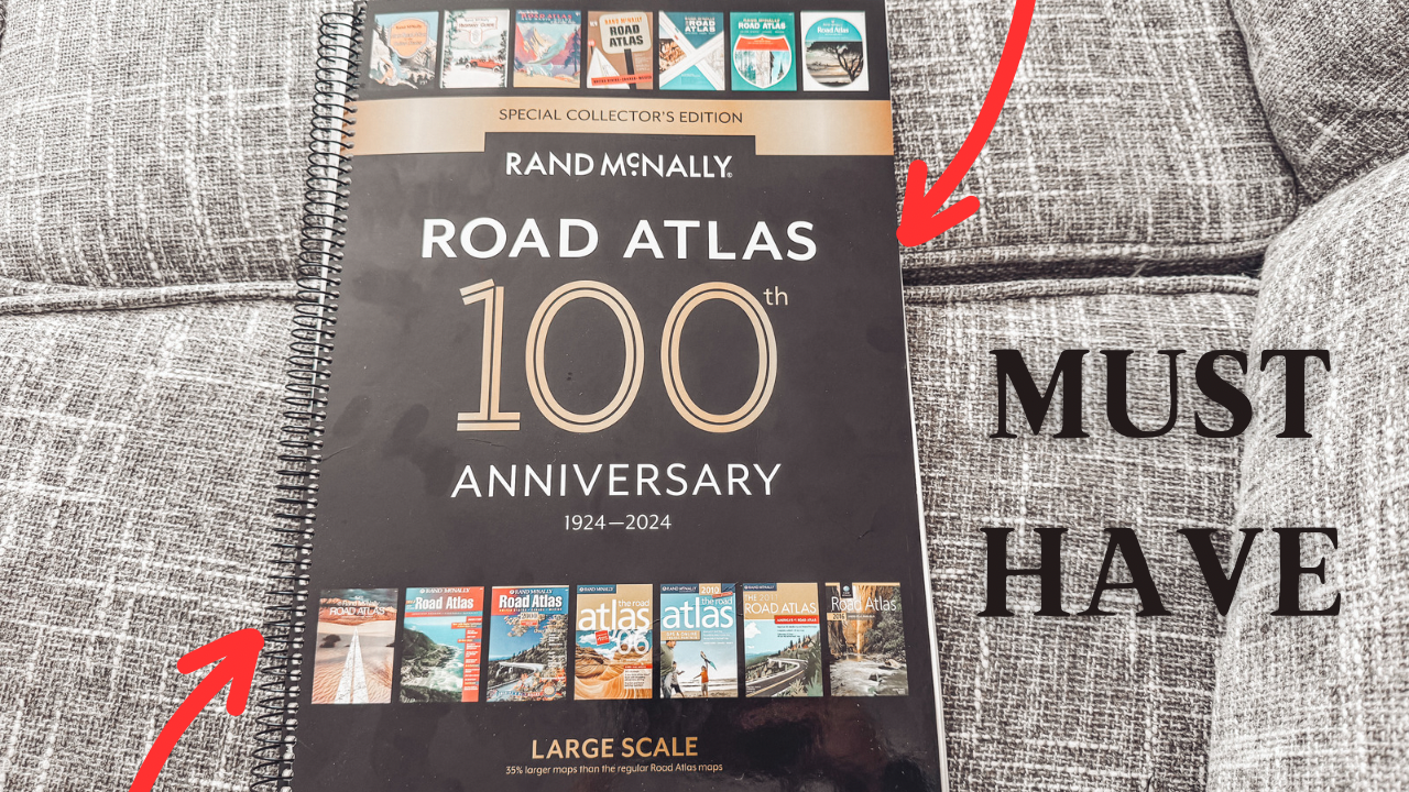 Watch Review - Rand McNally 2024 Large Scale Road Atlas on Amazon Live