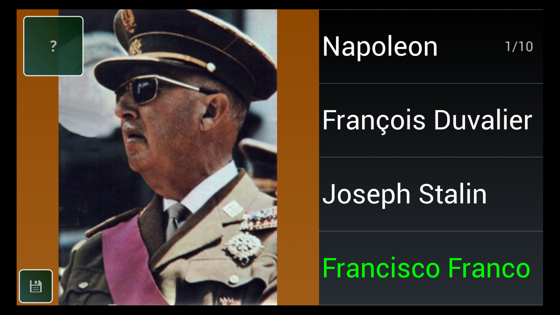 Name That Dictator - App on Amazon Appstore