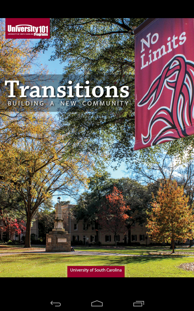 Transitions – University 101 at University of South Carolina - App on ...