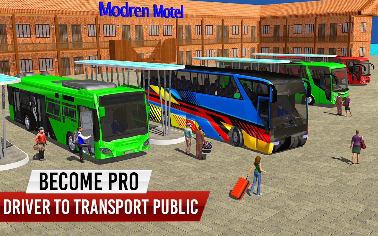 Public Transport Bus Driving Simulator Euro Coach: Offroad Drive Bus ...