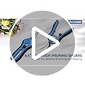 Amazon.com : Fondwell 6.5" Pruning Shears Trimming Scissors: 2 Pack of ...