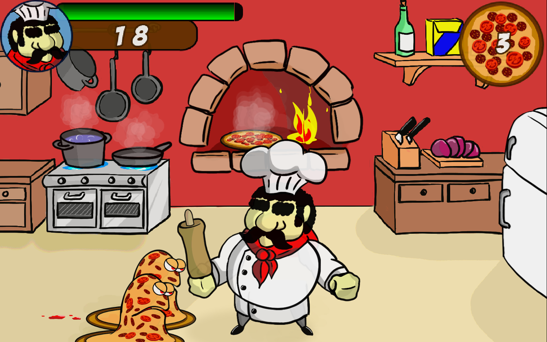 Cook VS Angry Pizzas Pro - App on Amazon Appstore