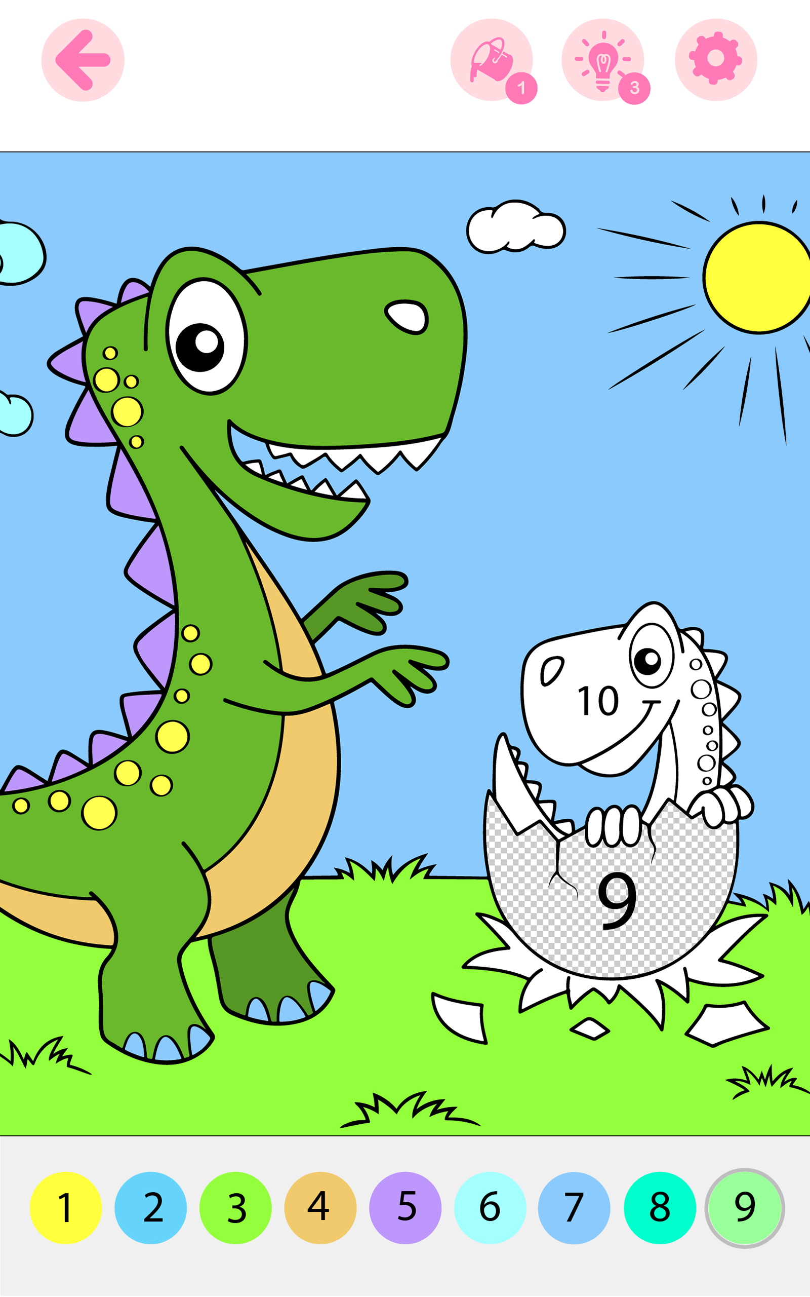 Kids Games: Color by Numbers - Puzzle Coloring Game - App on Amazon ...