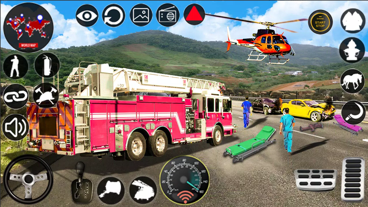 Fire Truck Rescue Game- Firefighter Emergency Rescue Mission 911 ...