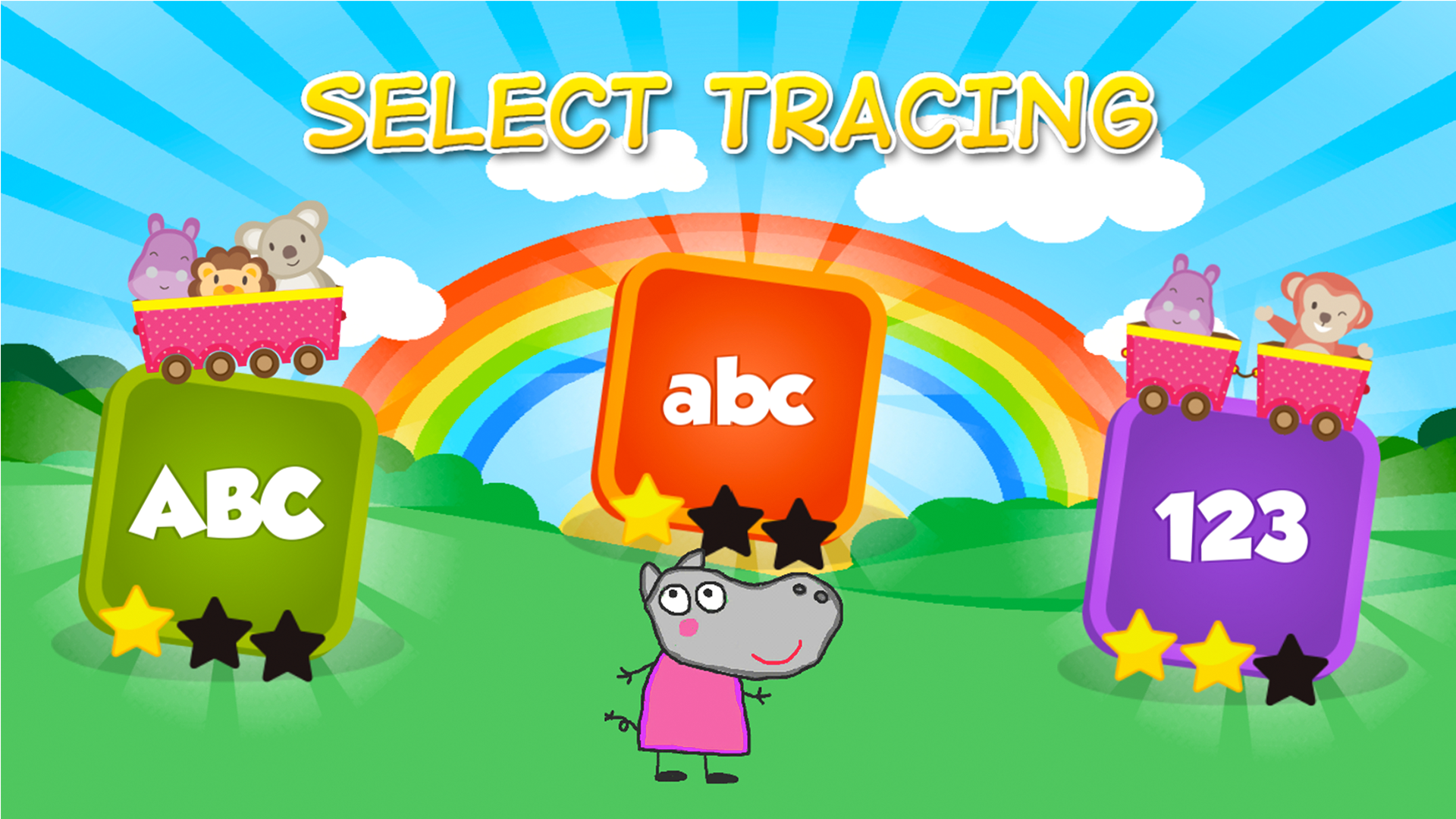Papa ABC Hippo Pig - Practice Alphabet Tracing Preschool Kids - App on ...
