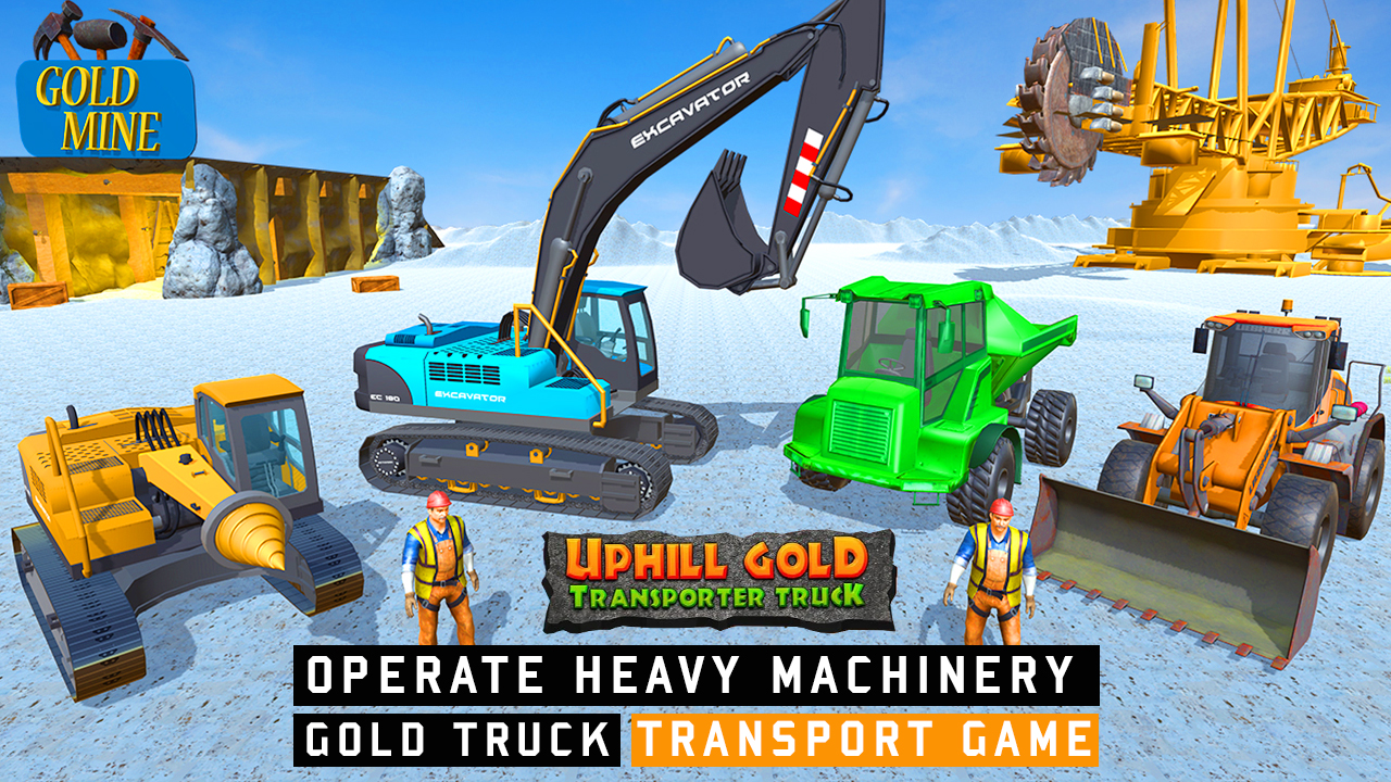 Gold Transport Truck Simulator: Gold Digger Mining Games - American ...