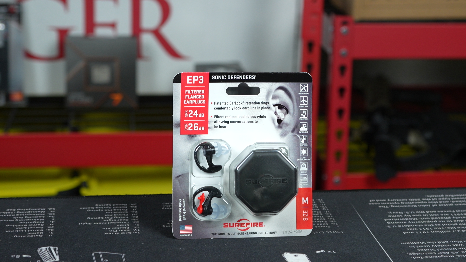Snapklik.com : SureFire EP3 Sonic Defenders Filtered Earplugs