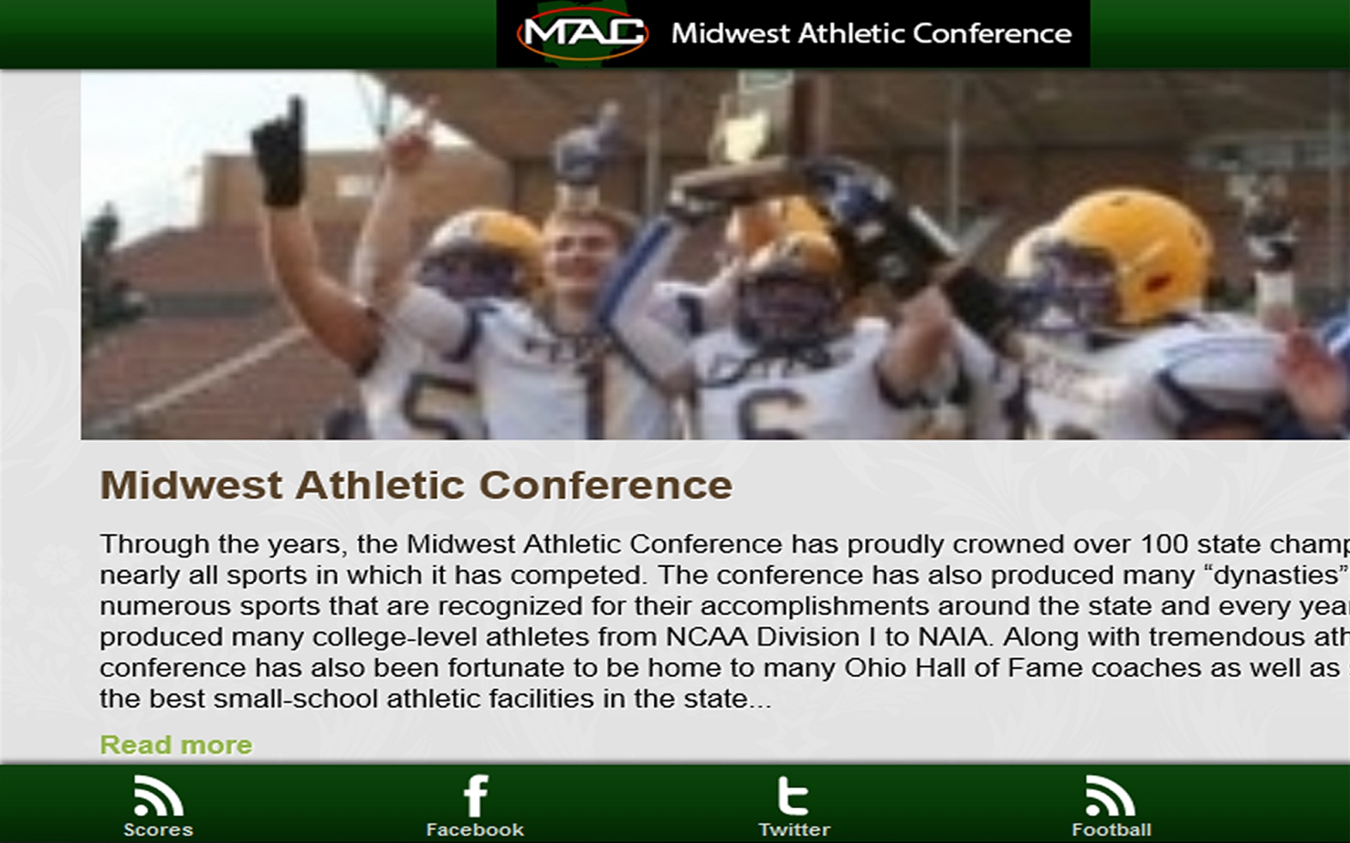 Midwest Athletic Conference - App on Amazon Appstore