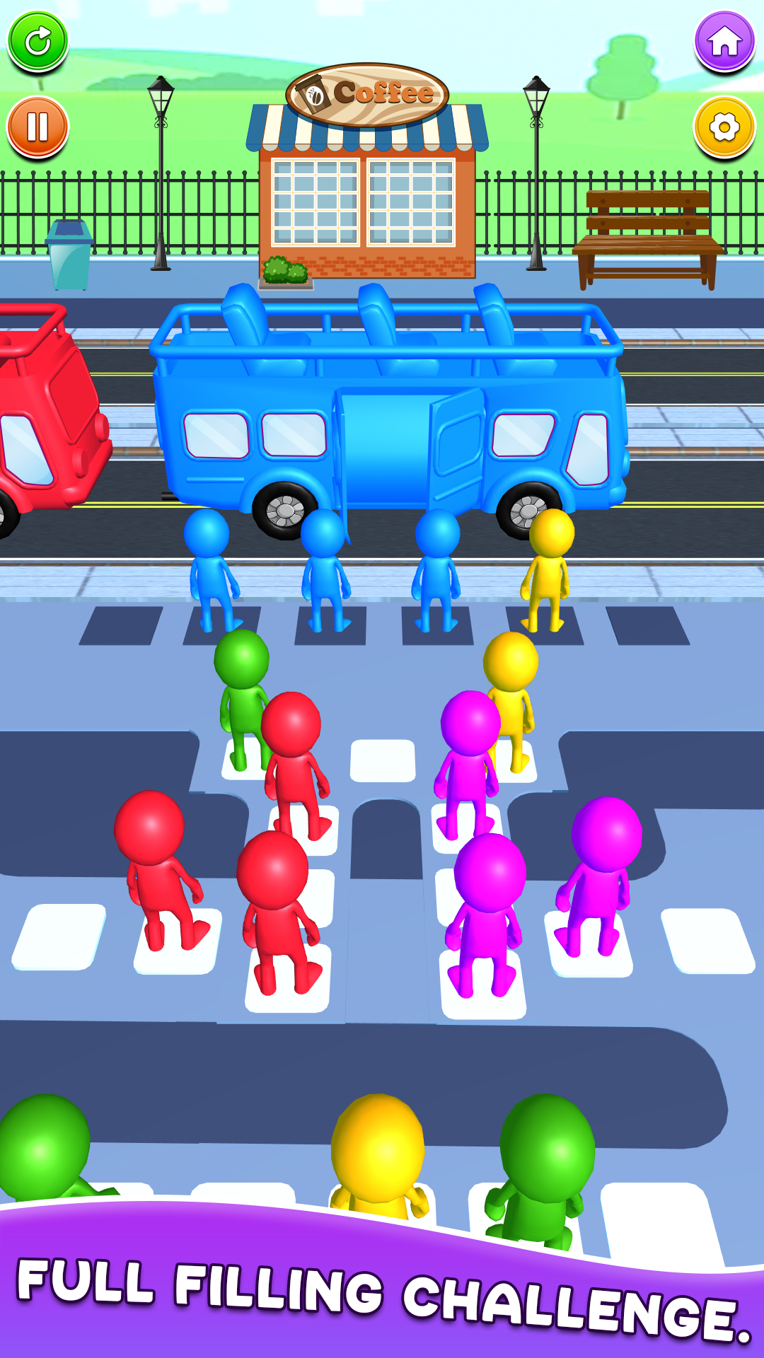 Bus jam : Bus Sort Puzzle Games 2024 - City Bus Simulator Games : Bus games 2024 new Bus Jam 3d ...