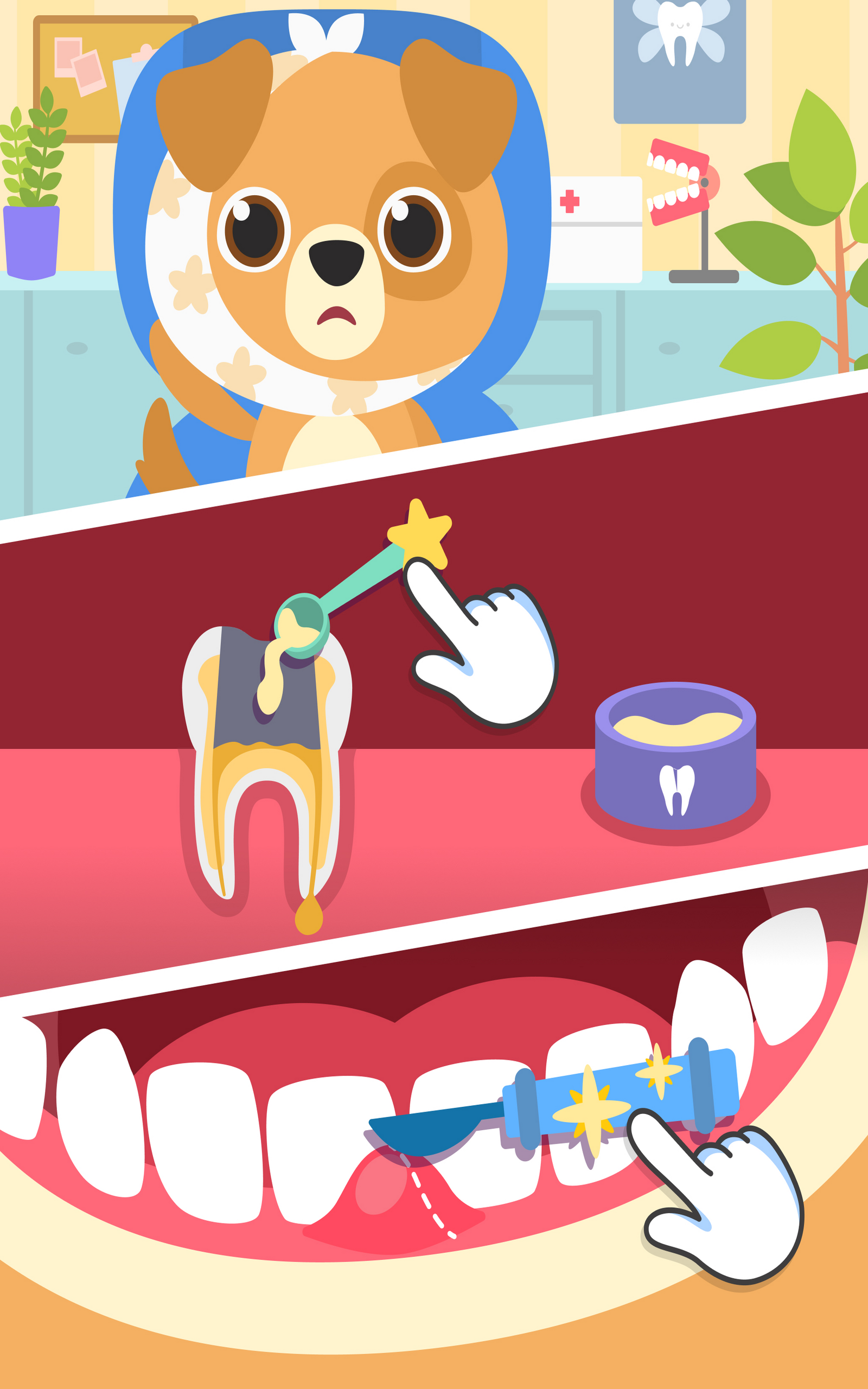 Dentist Game for Kids - Teeth brushing & Caries treatment, Toddlers ...
