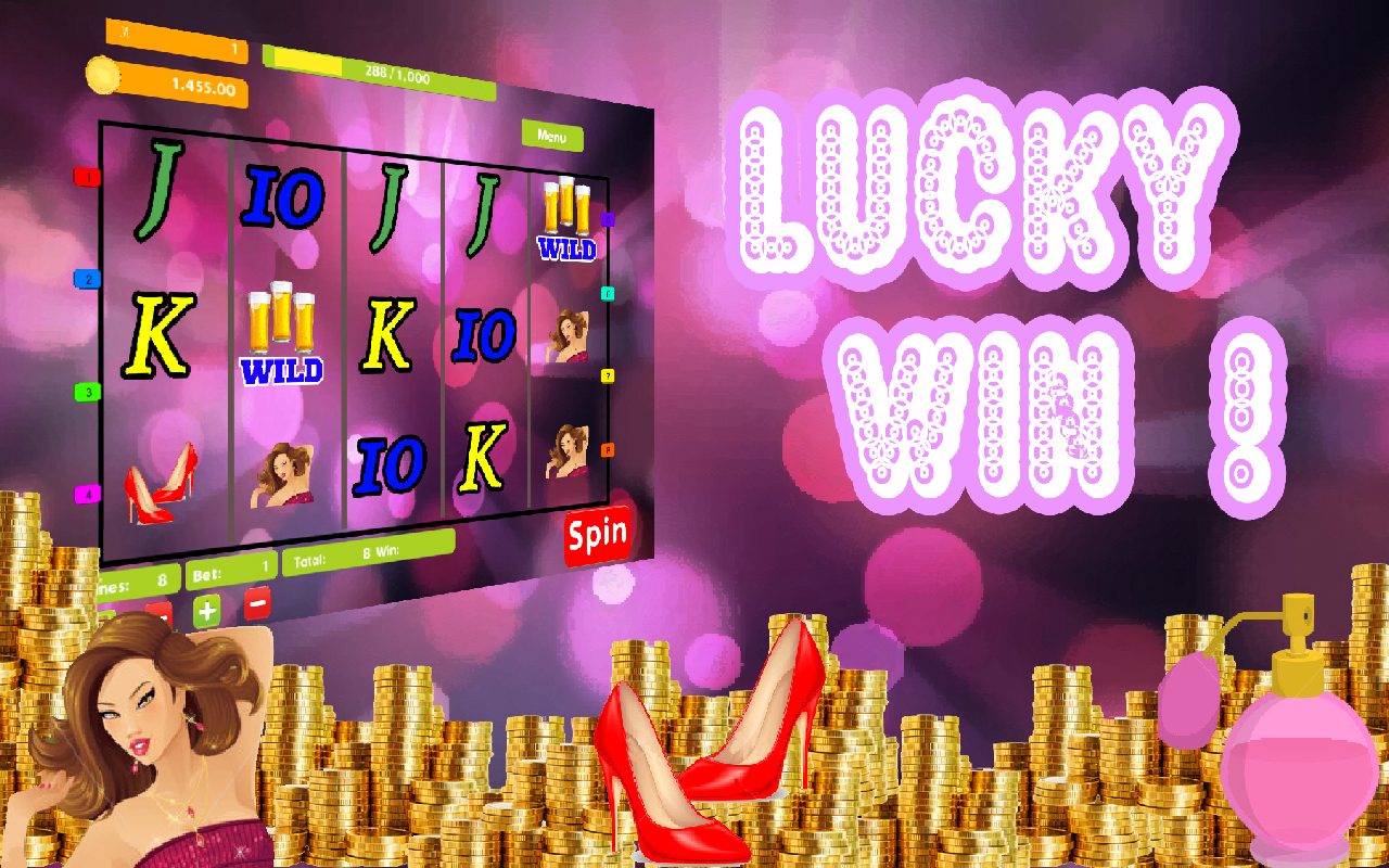 Pink Ladies Lovely Progressive Jackpot Lucky Vegas Casino Slot Machine ...