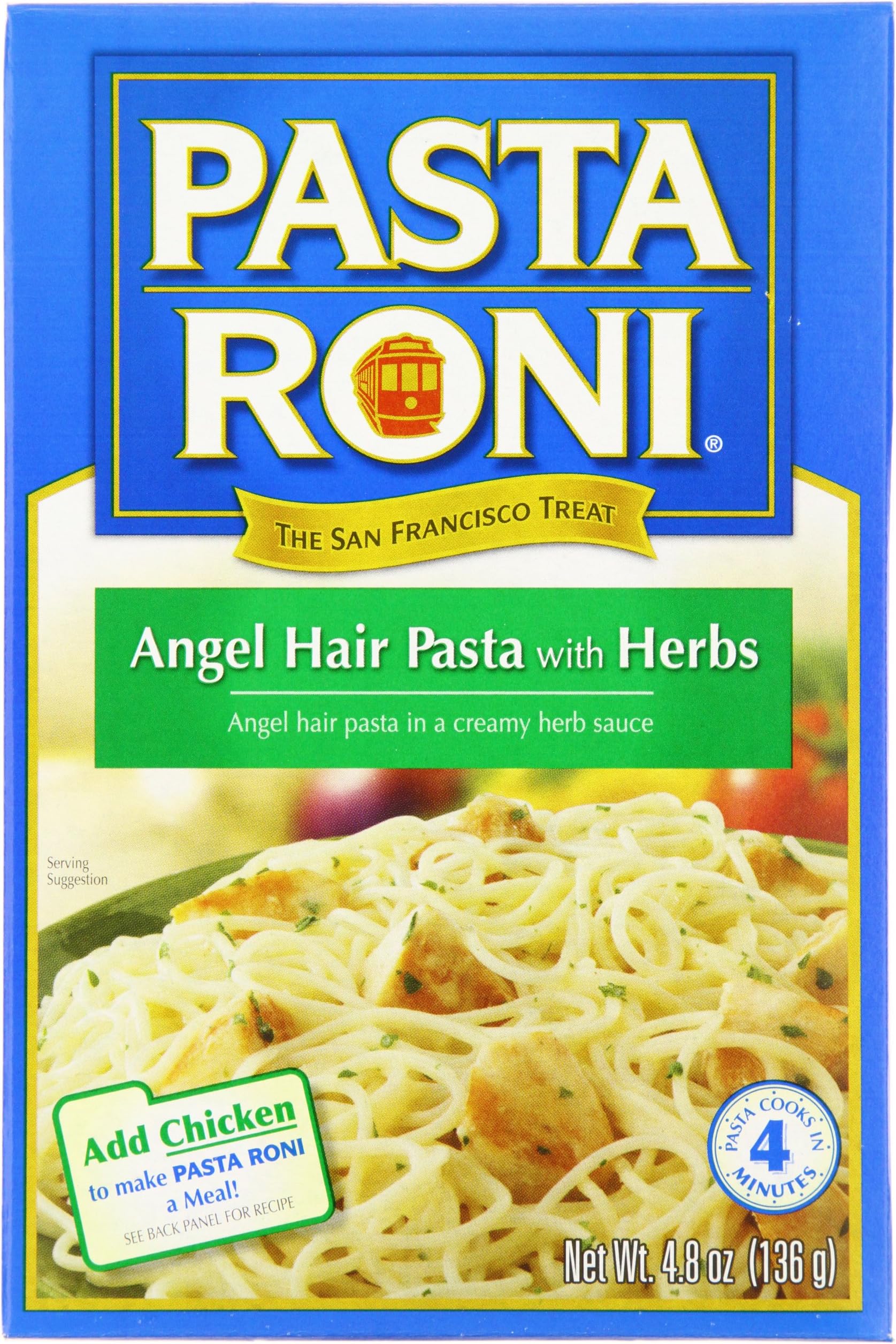 Amazon.com : Pasta Roni Angel Hair Pasta with Herbs, 4.8-Ounce (Pack of ...