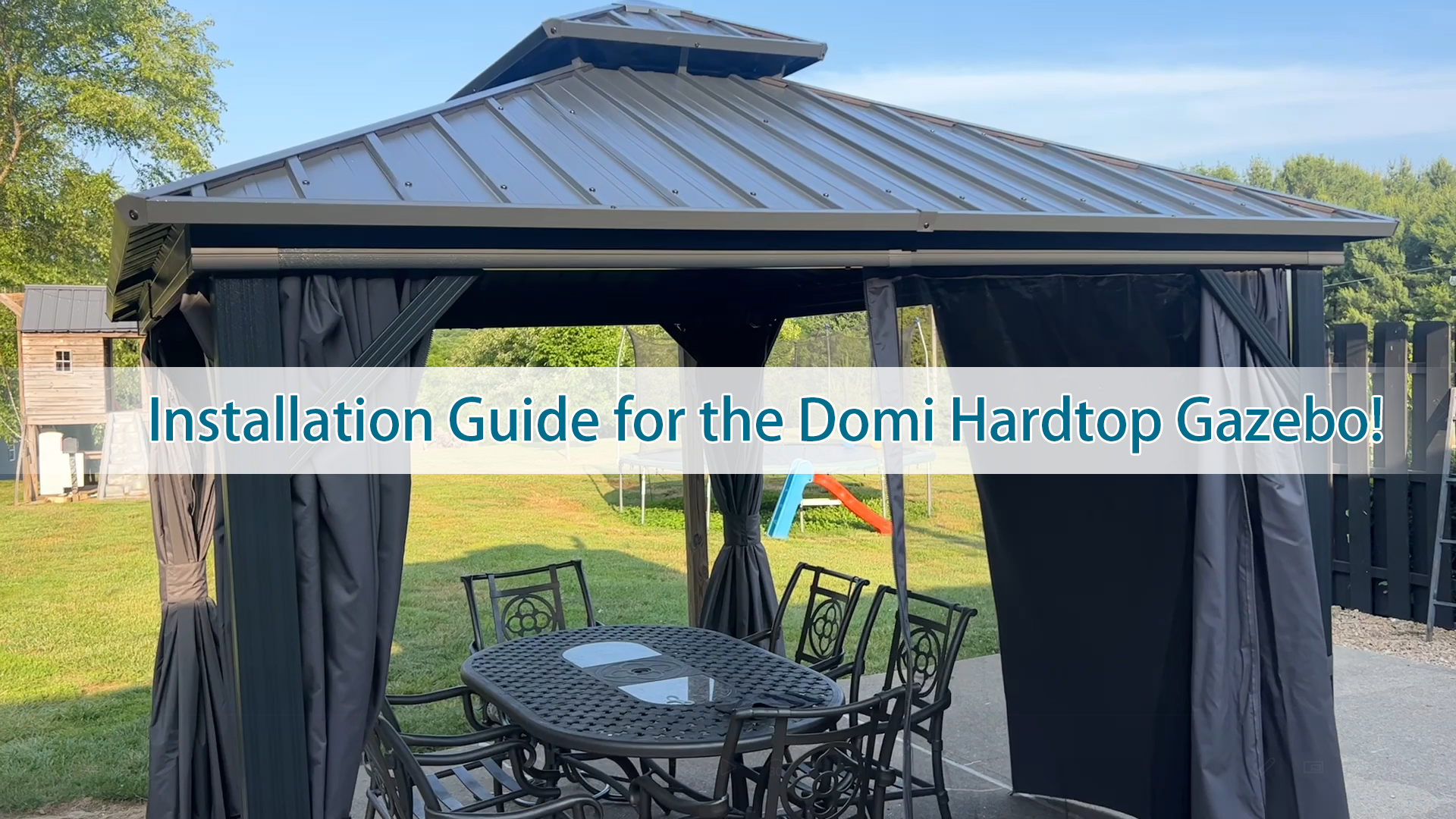 Step-by-Step Installation Guide for Domi Hardtop Gazebo