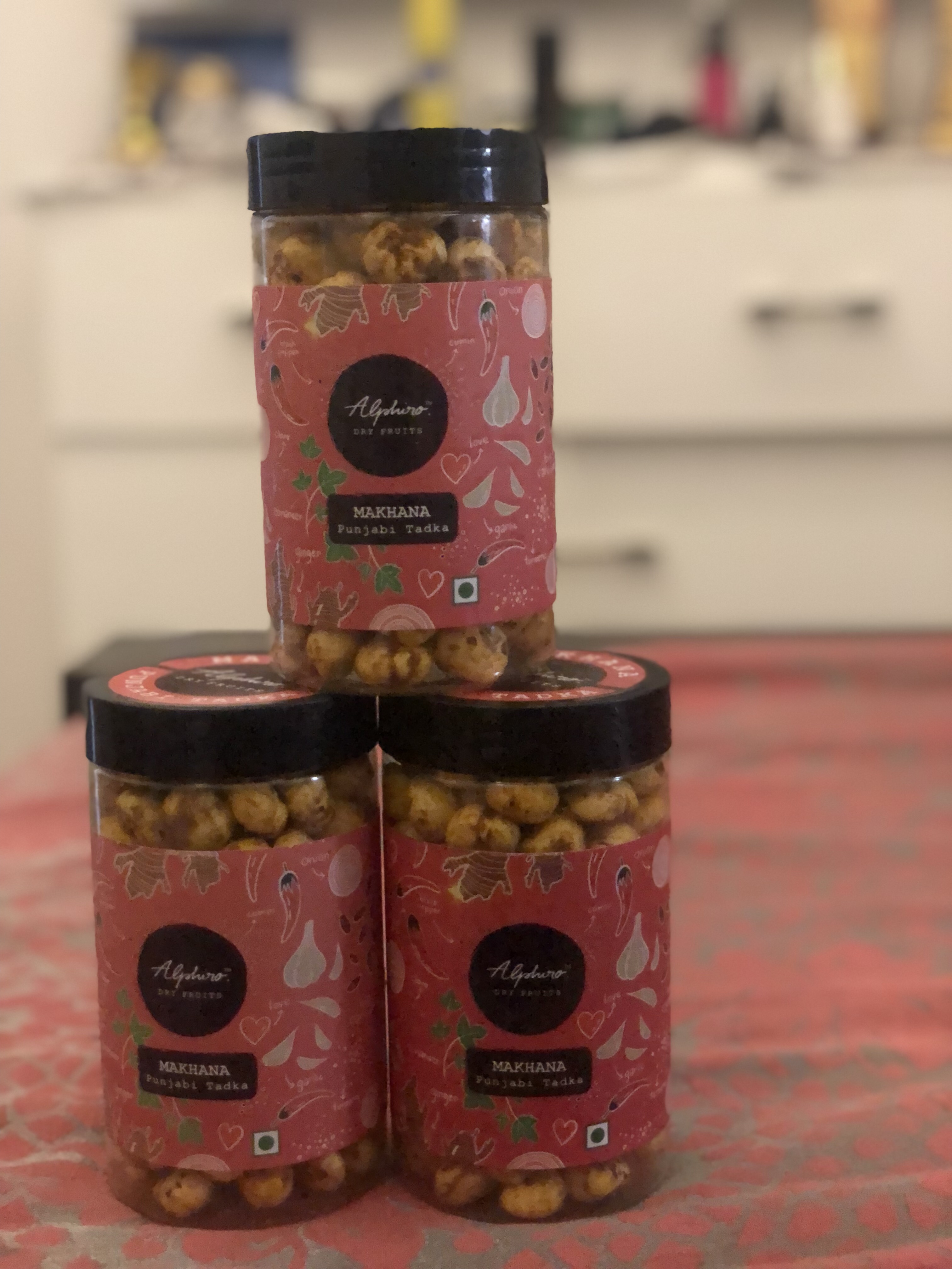 Alphiro Roasted Makhana & Foxnuts: Sendha Namak x 3 (3 X 75 Gram ...