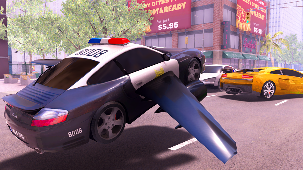Flying Police Car