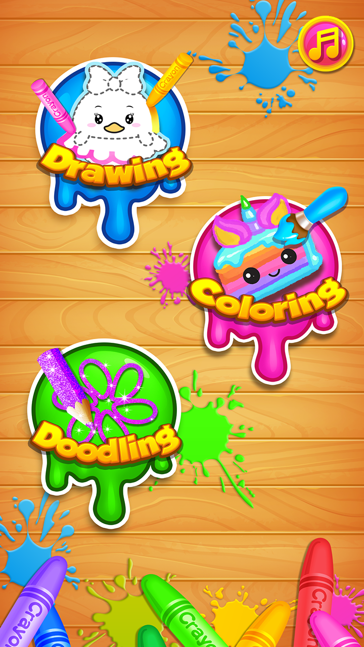 Kids Doodle, Glitter Coloring & Drawing Games - App on Amazon Appstore