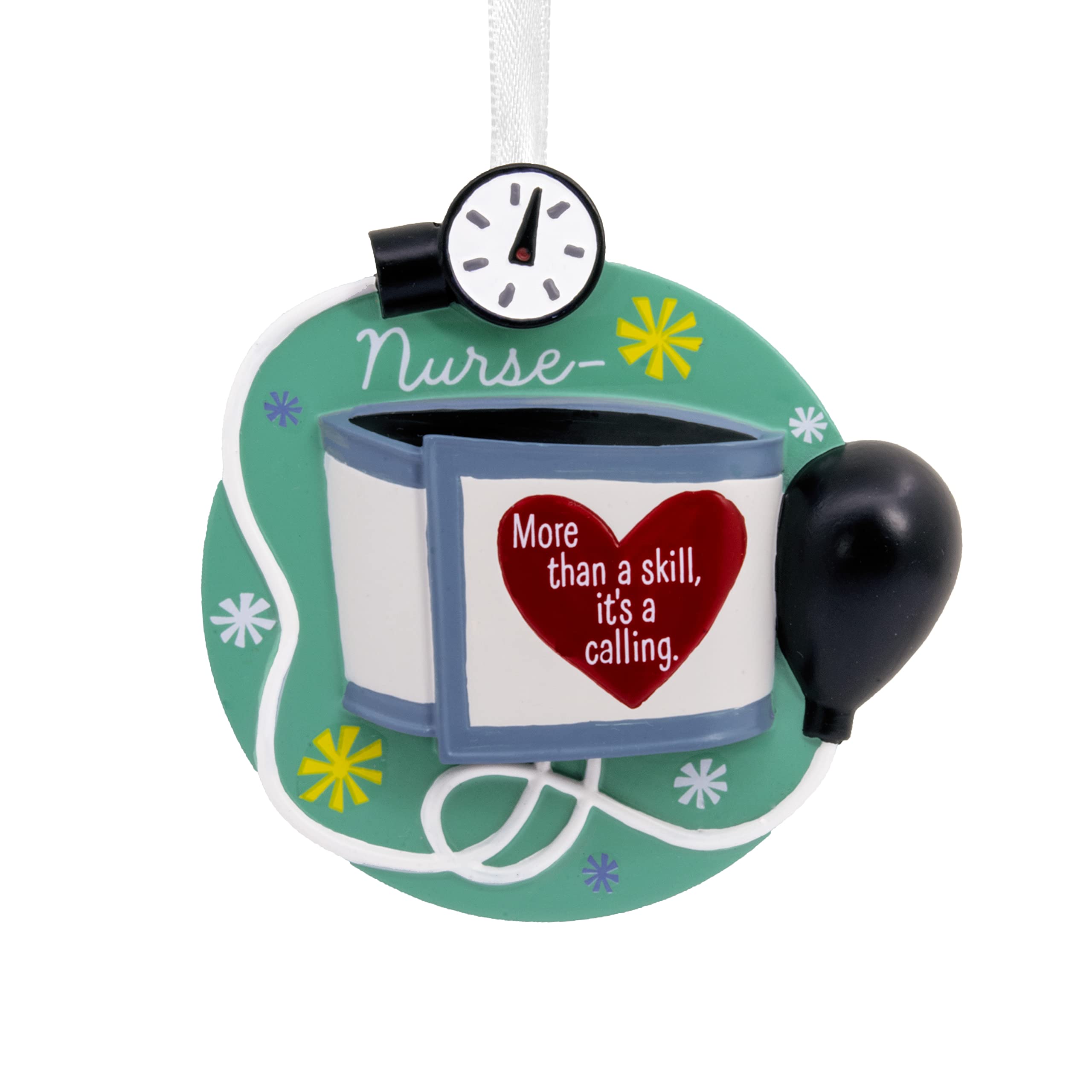 Amazon.com: Hallmark Nursing is a Calling Blood Pressure Cuff Christmas ...