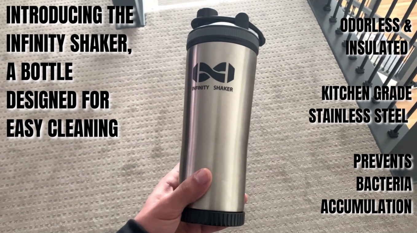 Watch Infinity Shaker - Stainless Steel Protein Shaker on Amazon Live