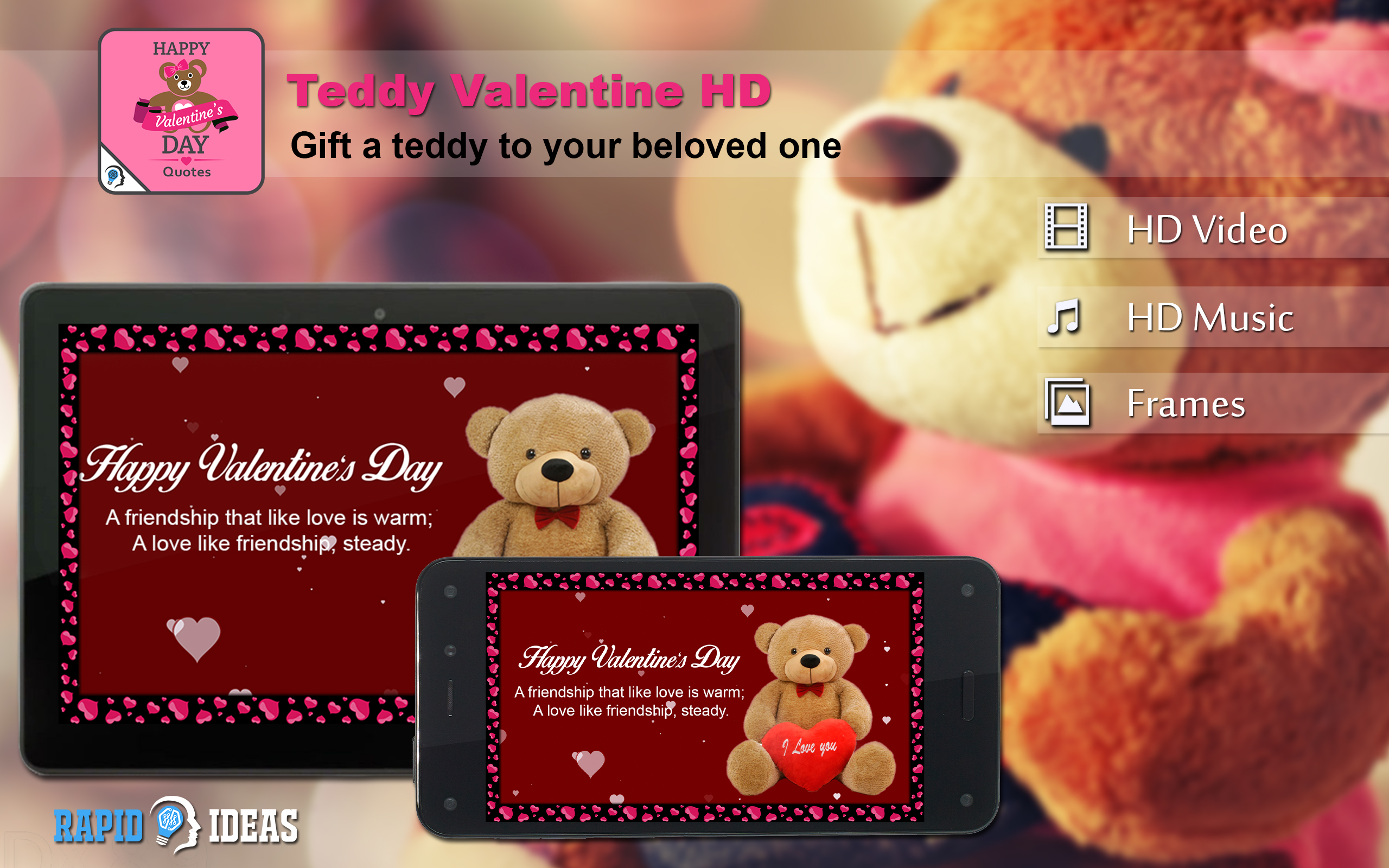 Teddy Valentine HD - App on Amazon Appstore