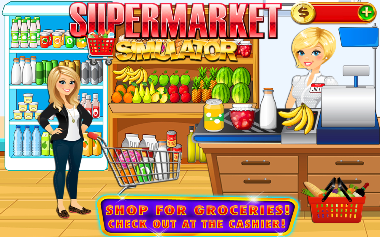Supermarket & Grocery Store Cash Register Simulator Kids FREE - App on ...