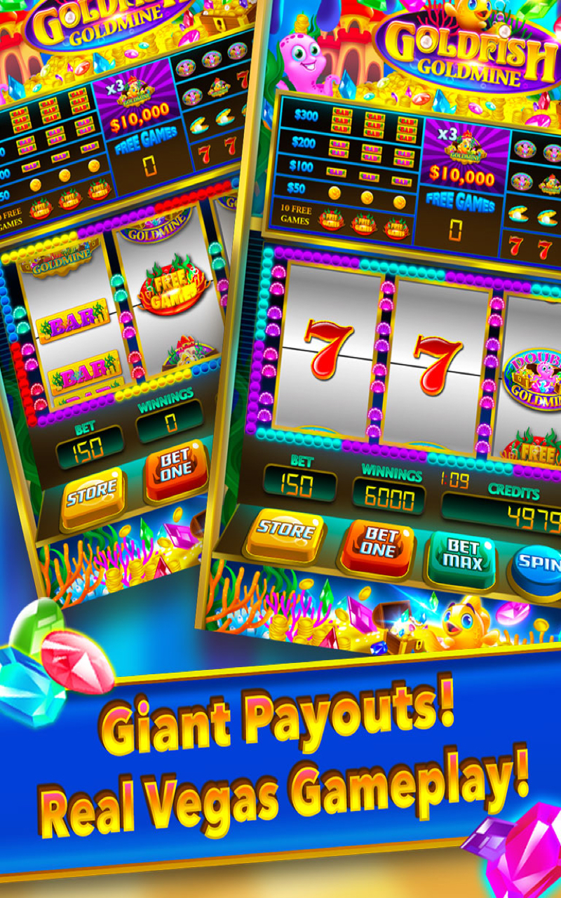 Goldfish Goldmine – Old Vegas Classic Slot Machines Game, Free Spins ...