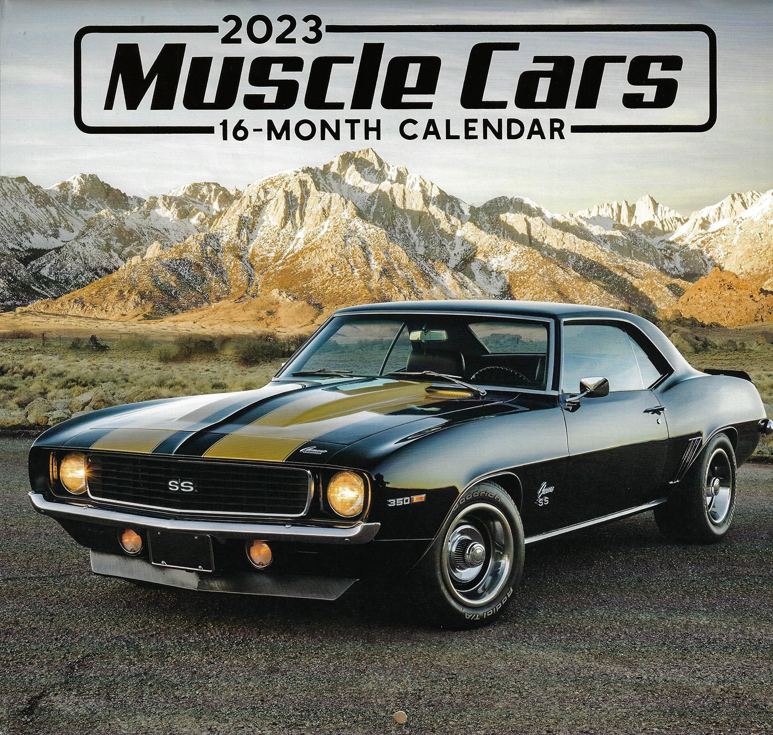Amazon.com: 2023 Muscle Cars Full Size Wall Calendar for Planning ...