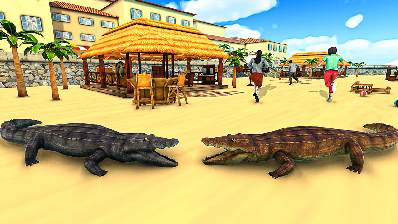 Crocodile Monster Hungry Animal Games 2024: Ultimate Crocodile Games 3D ...