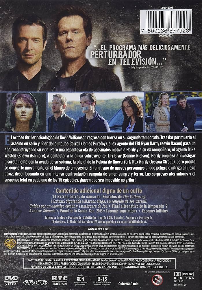 Joe Carroll La Siguiente Temporada 2 The Following: Season 2 (the