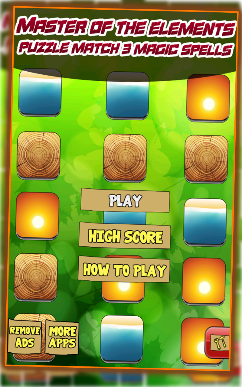 Master of the elements Puzzle : Match 3 Magic Spells - Free Edition ...