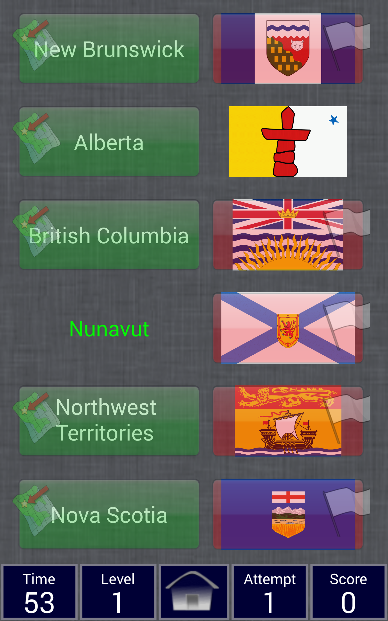 Canada Provinces Geography Match HD:Amazon.com:Appstore for Android